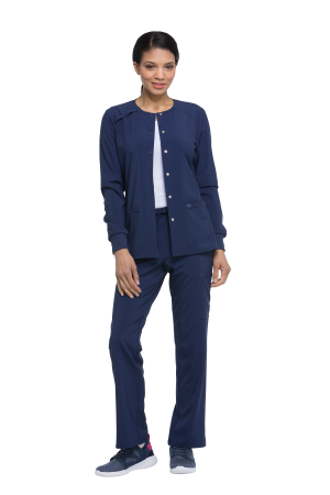 DK305 DICKIES NAVY SNAP FRONT JACKET 2025 | BE Strong Uniforms ...