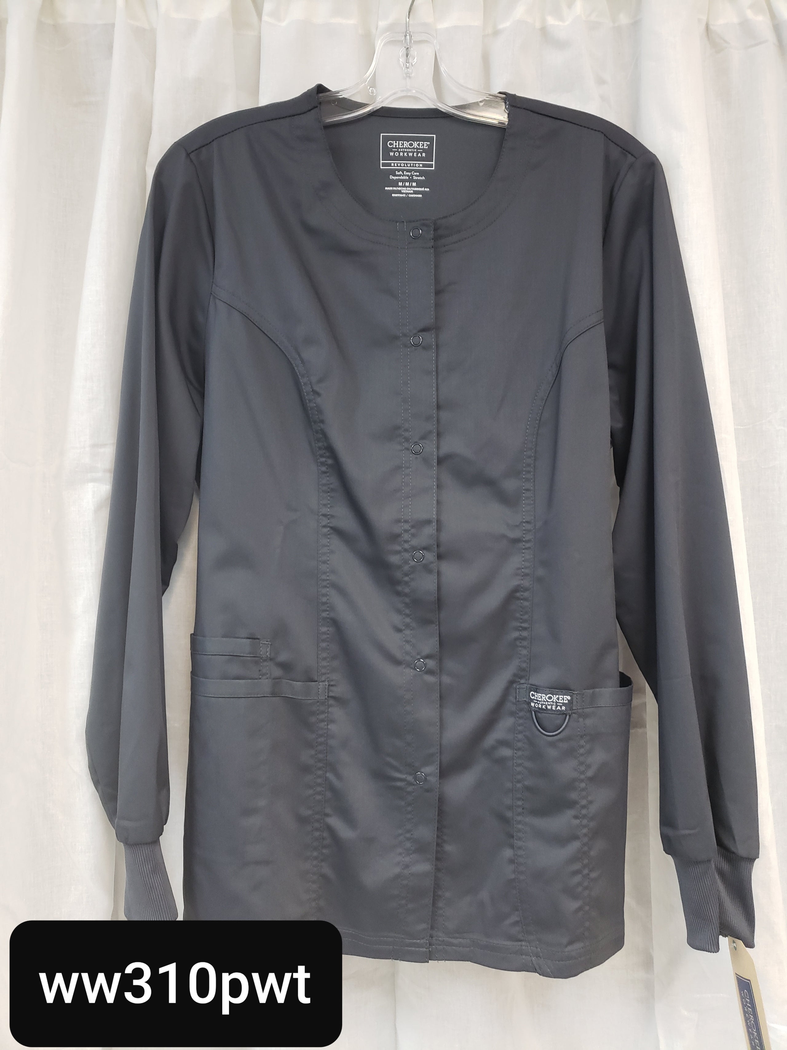 WW310 Pewter Lab Jacket 2025 | BE Strong Uniforms & Learning Center, LLC